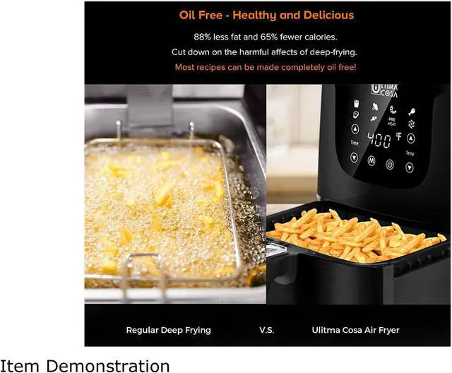 Ultima Cosa TXG-S5T1 BLACK Presto Luxe Plus Air Fryer 5L - Newegg.com