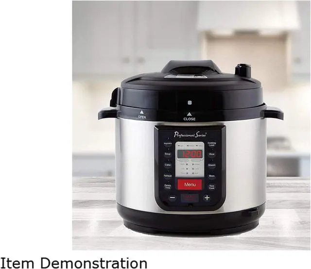 Continental Electrics 5 Qt. Pressure Cooker, Stainless Steel PS-PR218 ...