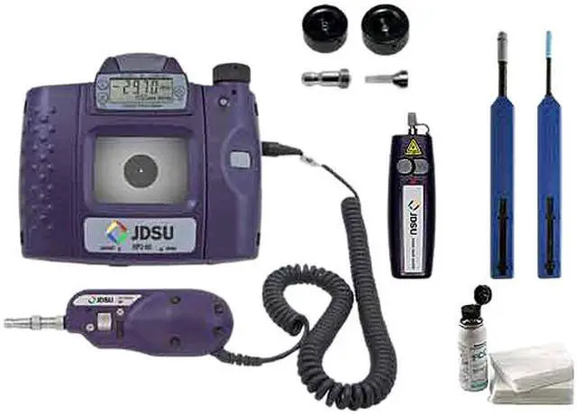 JDSU FIT-S205-PRO Fiber Essentials Kit, 200/400x FBP Probe, VFL ...