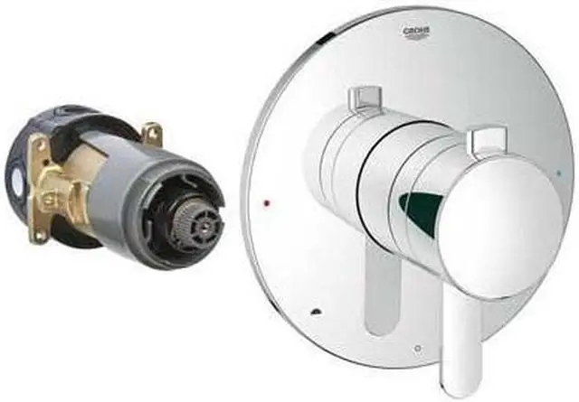 Grohe America 19881000 Cosmopolitan 1-Handle GrohFlex Universal Rough ...