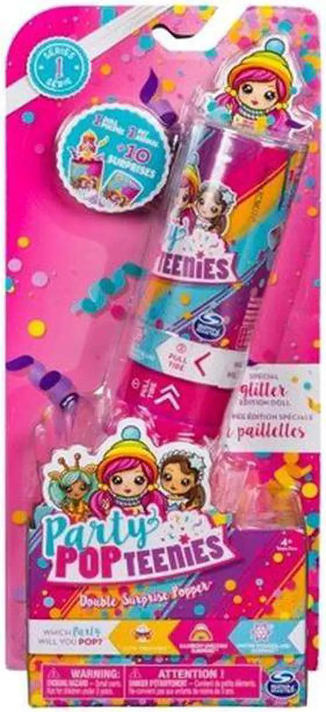 Spin Master 6044092 Party Pop Teenies Double Surprise Poppers, Assorted ...