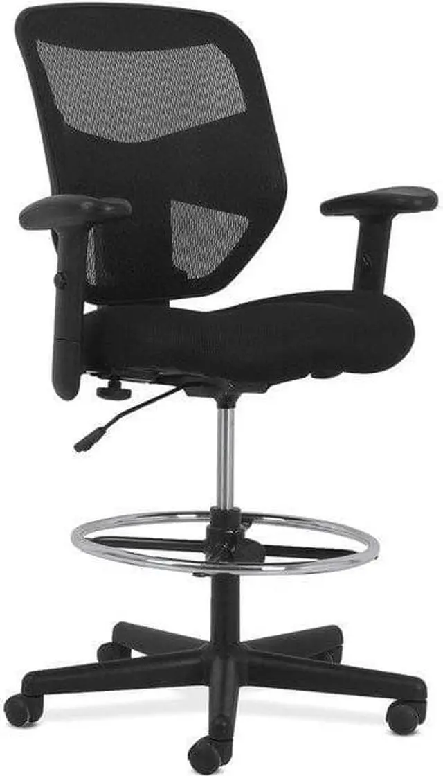 HON Prominent High-Back Task Stool Black Mesh Back - Newegg.com