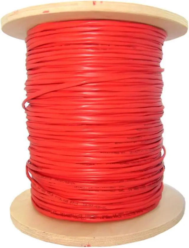 Fire Alarm / Security Cable, Red, 18/4 (18 AWG 4 Conductor), Solid ...