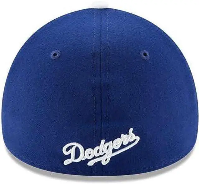 New Era MLB LA Dodgers Team Classic 39Thirty Stretch Fit Cap - Blue ...
