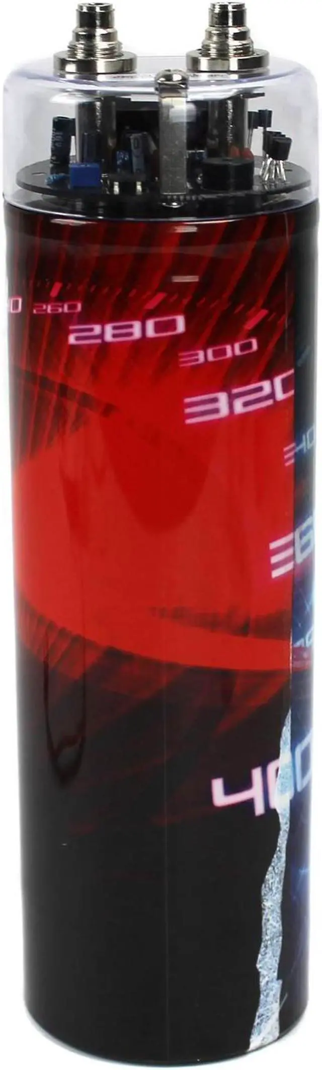 Boss Audio CPBK2 2 Farad 20-Volt Digital Voltage Car Audio Power ...