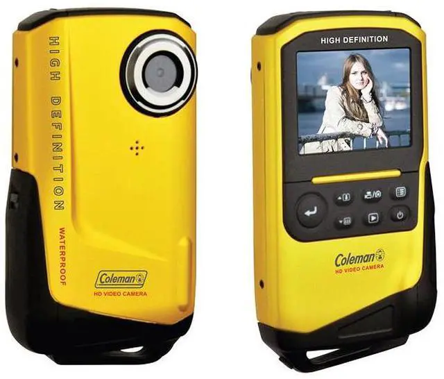 Coleman Cvw9Hdy Yellow Digital Video Camera Xtreme Full 1080P - Newegg.com