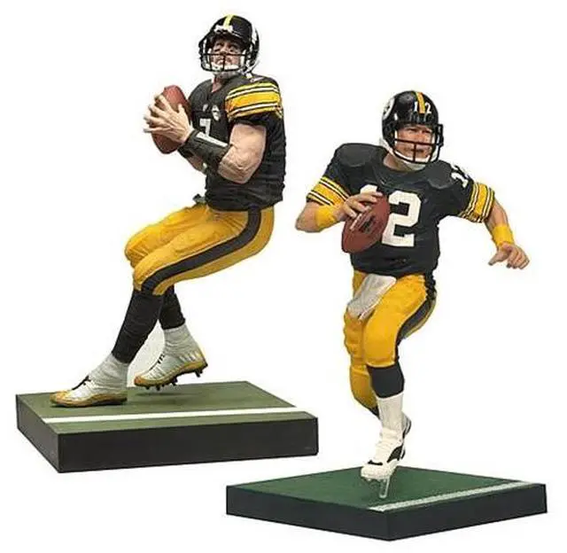 NFL Steelers Roethlisberger and Bradshaw Action Figures - Newegg.com