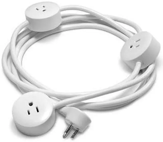 Quirky PPOD1-WH01 3 Outlets Pod Power Extension Cord - Newegg.com