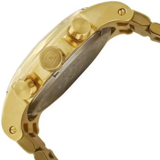 Invicta 1270 Men's Specialty Chronograph 18K Gold Plated Steel Watch ...