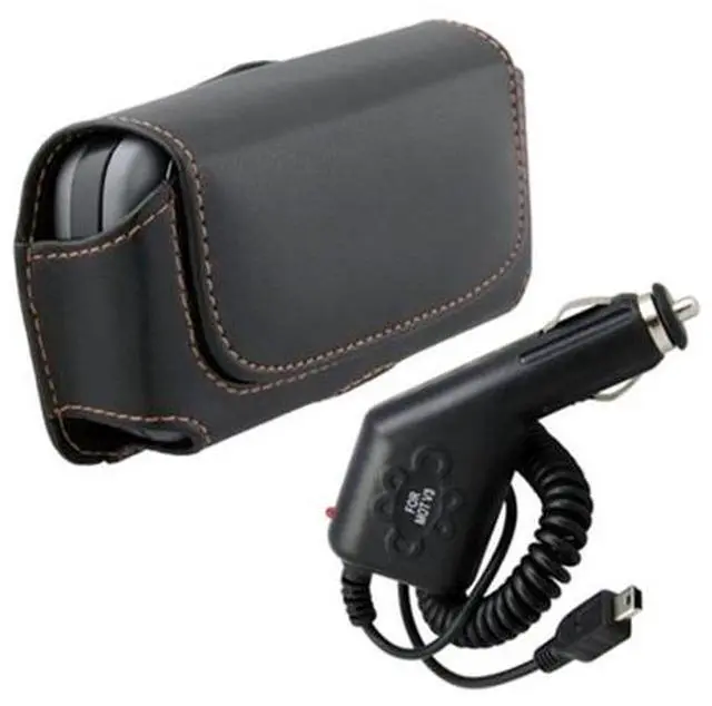 CAR CHARGER+POUCH CASE compatible with HTC CINGULAR 8125 8525 TYTN ...