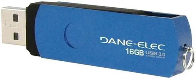Dane-Elec 16 GB USB 3.0 Flash Drive - Blue - Newegg.com