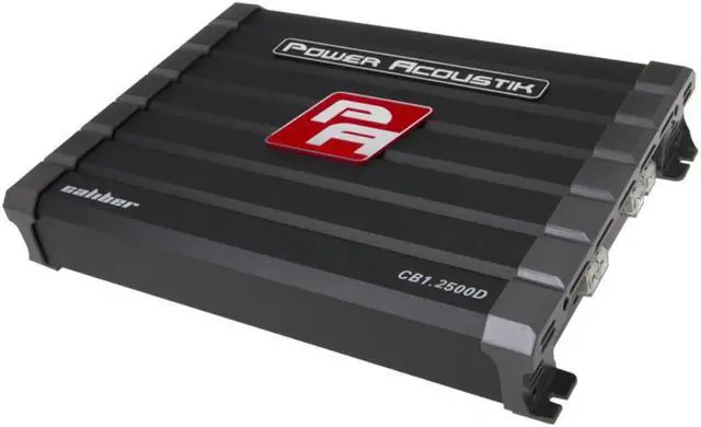 POWER ACOUSTIK CB1-2500D Caliber Series Monoblock Class D Amp (2,500 ...