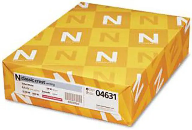 Classic Crest Stationery Writing Paper, 24-Lb., 8-1/2 X 11, Solar Whit ...