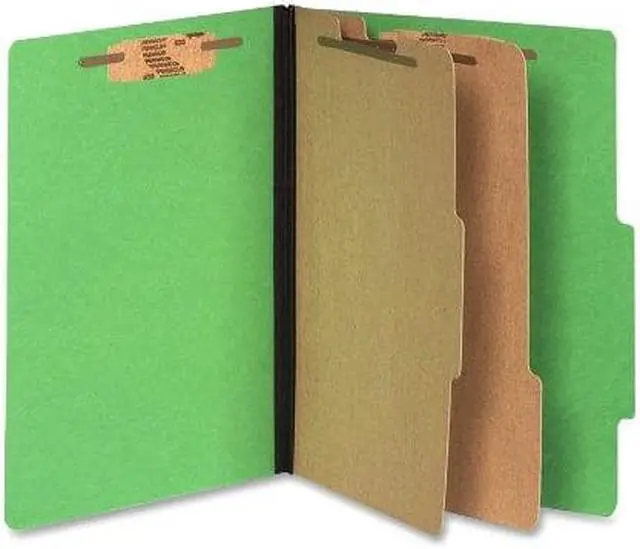 Acco Brands- Inc. ACC15665 Top-Tab Folders- w- Fasteners- 3in.Exp ...