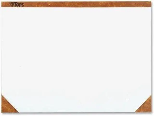TOPS Plain Paper Desk Pads - Paper - White - Newegg.com