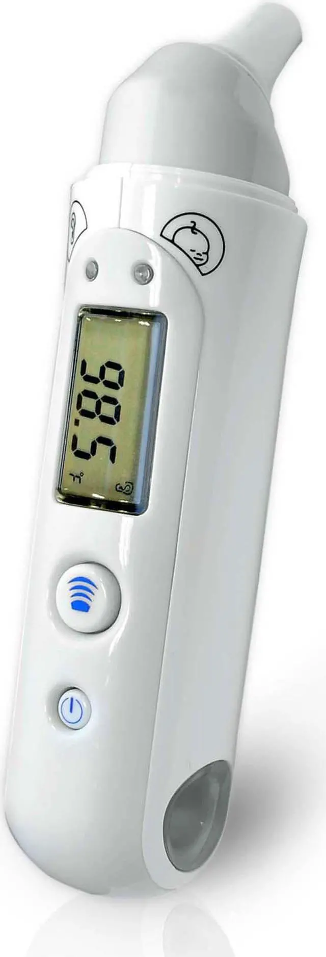 PYLE PHTM20BTGR Bluetooth Infrared Ear & Body Digital Thermometer with ...