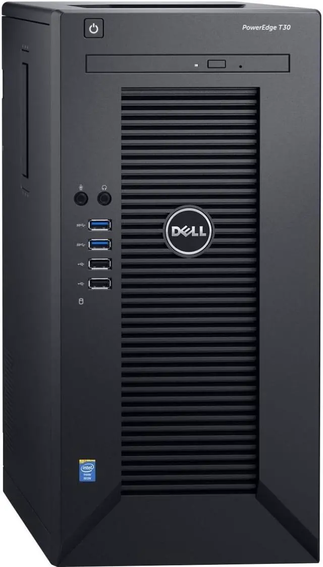 Dell PowerEdge T30 Mini-tower Server - 1 x Intel Xeon E3-1225 v5 Quad ...