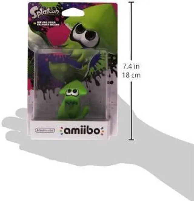 Squid Lime Green Amiibo Splatoon Collection (Nintendo Switch/3DS/Wii U ...