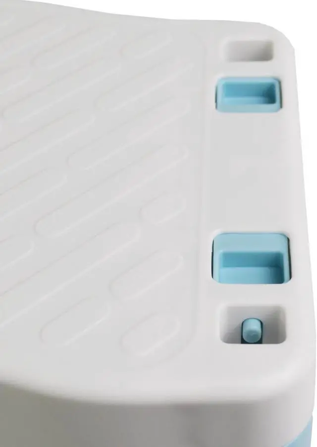 Kids Kitchen Bathroom Adjustable Non-Slip Plastic Folding 6" Step Stool ...