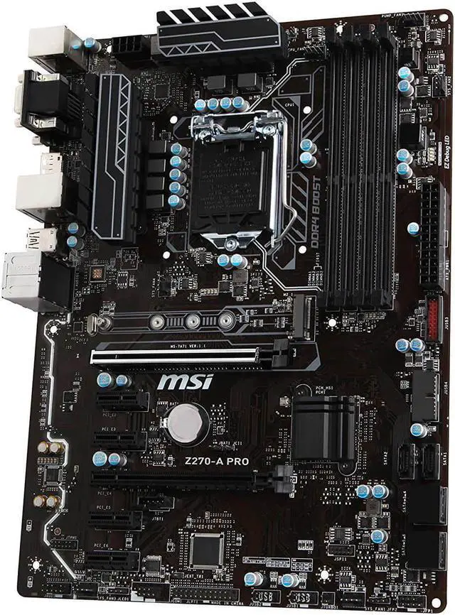 Refurbished: MSI Z270-A PRO Intel Z270 Socket 1151 ATX Motherboard w ...