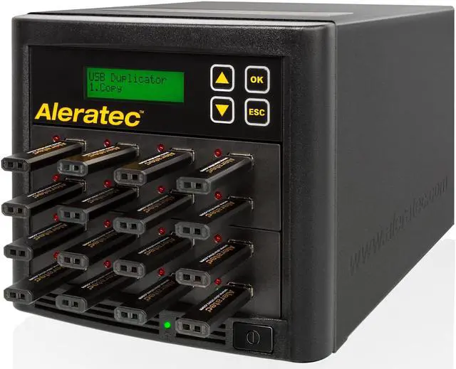 Aleratec 330130 Stand-Alone 1:15 USB Flash Drive and External 2.5" USB ...