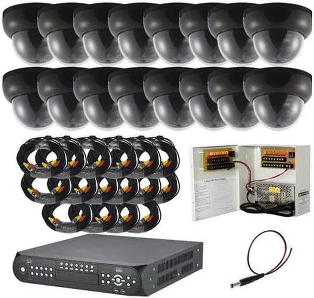 16CH DVR Package - H.264 High Quality DVR & 16 of 620TVL Ultra High ...