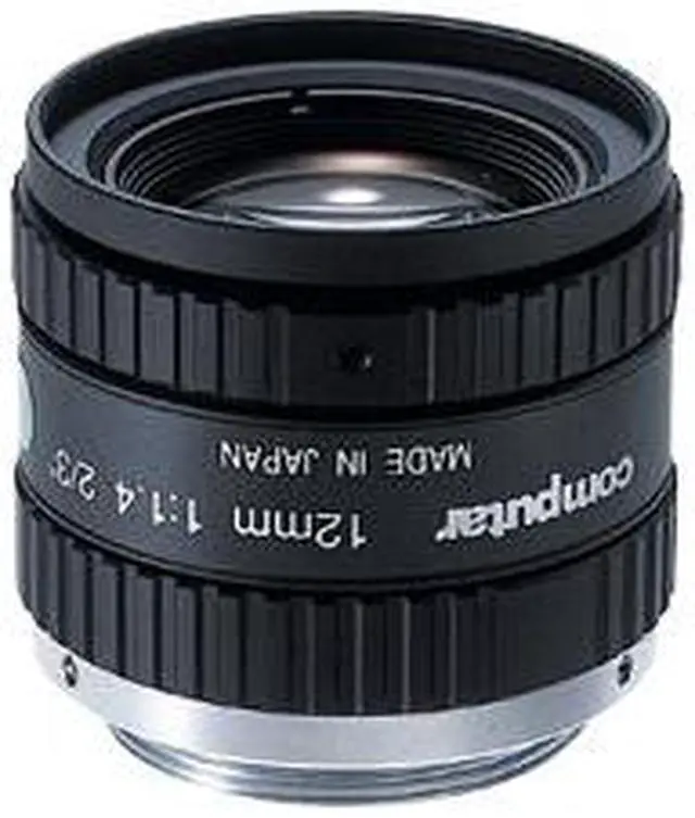Computar Ganz High Quality CCTV Camera Lens M1214-MP2 2/3" 12mm f1.4 w/locking Iris & Focus ...