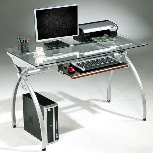 Desk with tempered glass top store