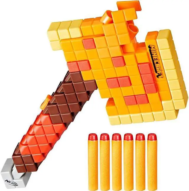 Hasbro F8953 Nerf Minecraft Firebrand Dart Blasting Axe - Newegg.com