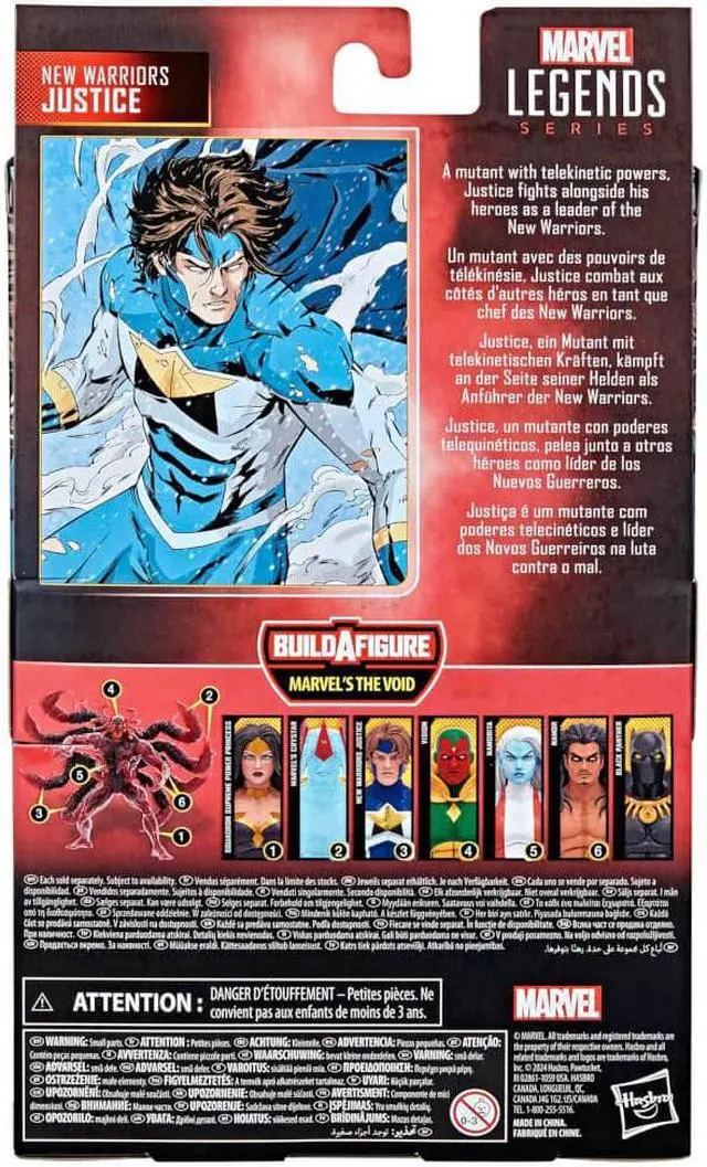Hasbro F9013 6 inch Marvel Legends Series New Warriors Justice Action ...