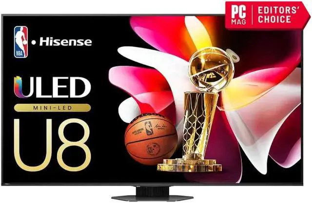 Hisense 75U8N 75 inch Class U8 Series Mini-LED ULED 4K Smart Google TV ...