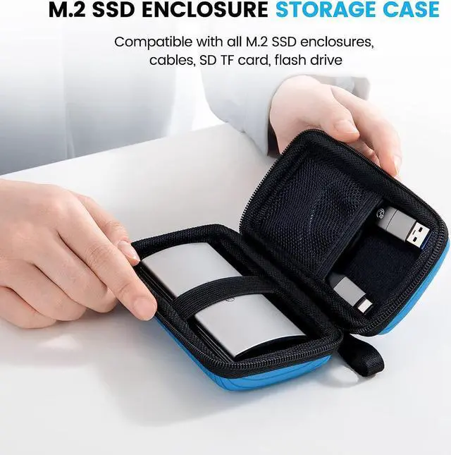 ORICO Portable Solid State Drive Case for M.2 NVMe/SATA SSD Enclosure ...