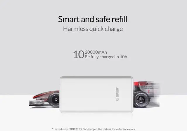 ORICO High Capacity 20000mAh 2 USB Ports Portable External Power Bank ...