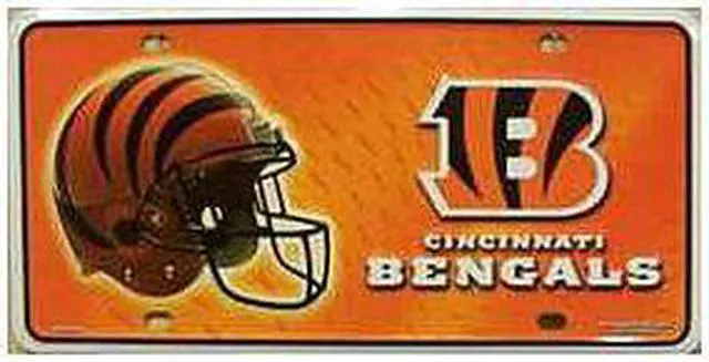 NFL Team License Plate Cincinnati Bengals - Newegg.com