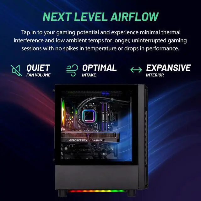 Skytech Shadow Gaming PC, Intel i7 13700F 2.1 GHz, RTX 4060 Ti, 1TB ...
