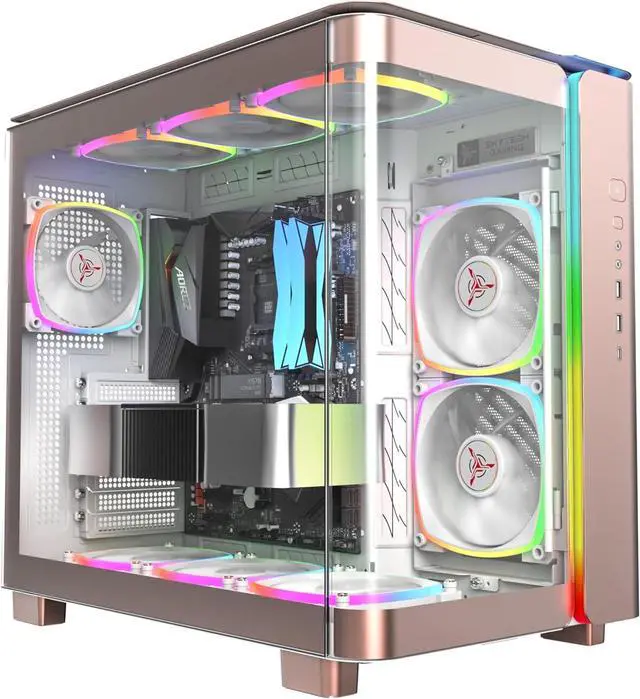 MONTECH, King 95 PRO Dual-Chamber ATX Mid-Tower PC Gaming Case, High ...