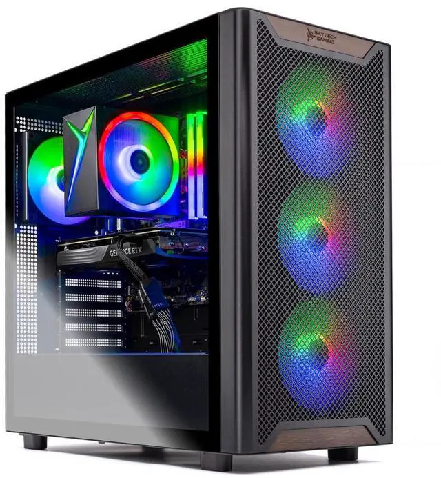 Skytech Chronos Gaming PC Desktop, Ryzen 7 7700 3.8 GHz (5.3GHz Turbo ...