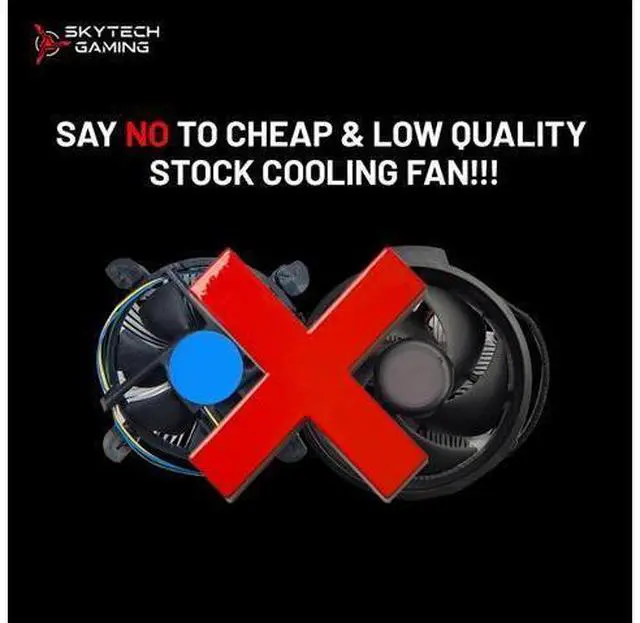 Skytech Gaming Storm Gaming PC, AMD Ryzen 7 5700 3.7GHz, AMD RX 7600 ...