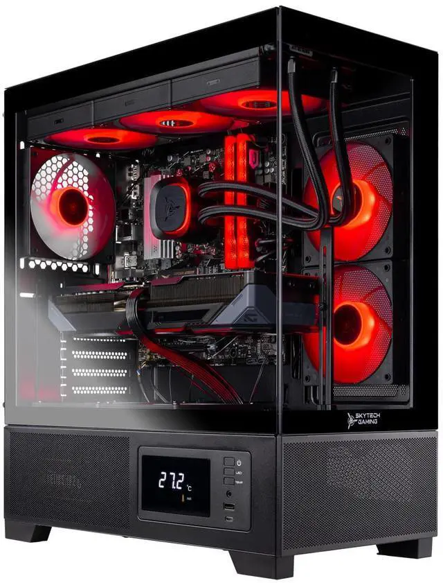 Skytech Gaming Azure 3 Plus Gaming PC, AMD Ryzen 7 7800X3D 4.2GHz, AMD ...