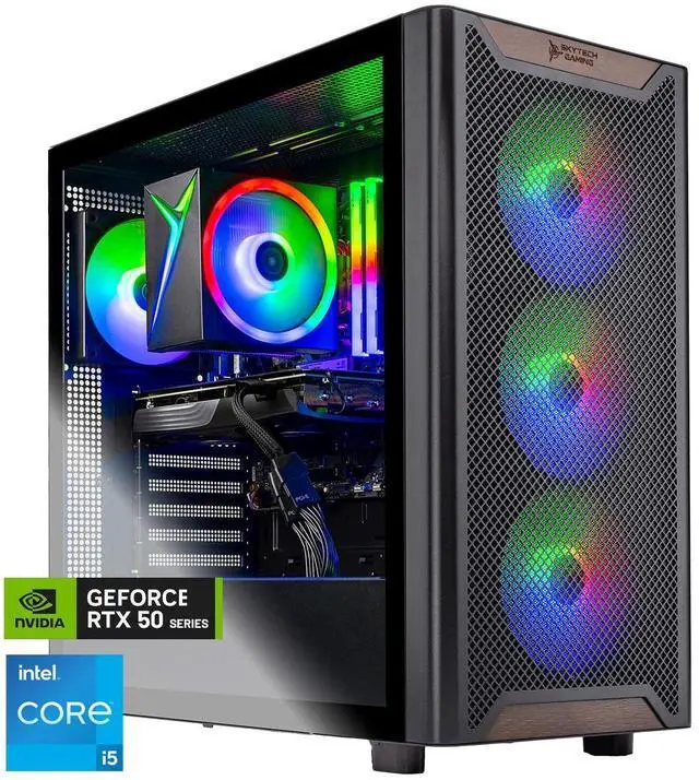 Skytech Gaming Chronos 3 Gaming PC, Intel i5 14400F 2.5GHz, NVIDIA RTX ...