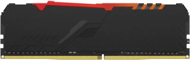 HyperX FURY RGB - DDR4 - kit - 16 GB: 2 x 8 GB - DIMM 288-pin - 3200 MHz / PC4-25600 - CL16 - 1. ...