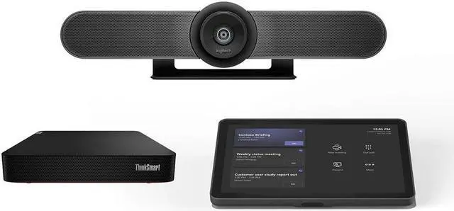 LOGITECH SMALL ROOM WITH TAP + MEETUP + LENOVO THINKSMART CORE FOR MICROSOFT TEAMS ROOMS ...