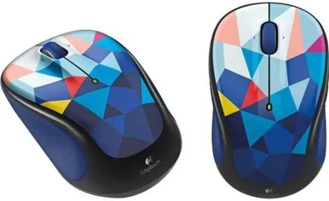 Logitech M325C Wireless Mouse - Blue Facets - Newegg.com