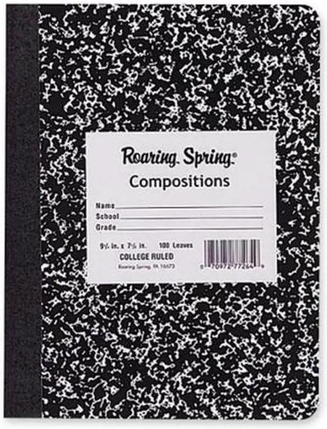 Roaring Spring Paper Products Roaring Spring Composition Book 100 ...