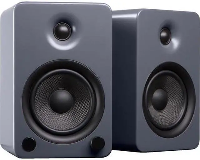 Kanto YU5 Powered Bookshelf Speakers, Matte Grey - Newegg.com