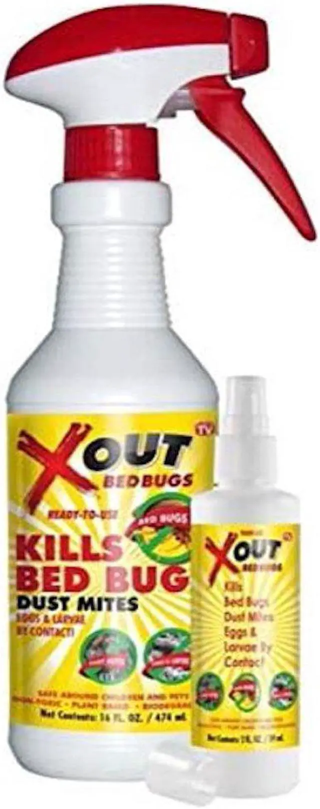 Fabriclear/ XOUT Bed Bug Spray, 16 Ounce Spray (4 pack) - Newegg.com