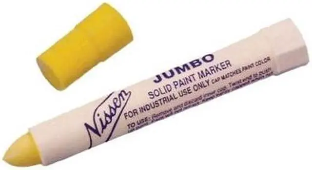 Nissen 00312 Solid Paint Marker, Red, Jumbo, 1 Each - Newegg.com