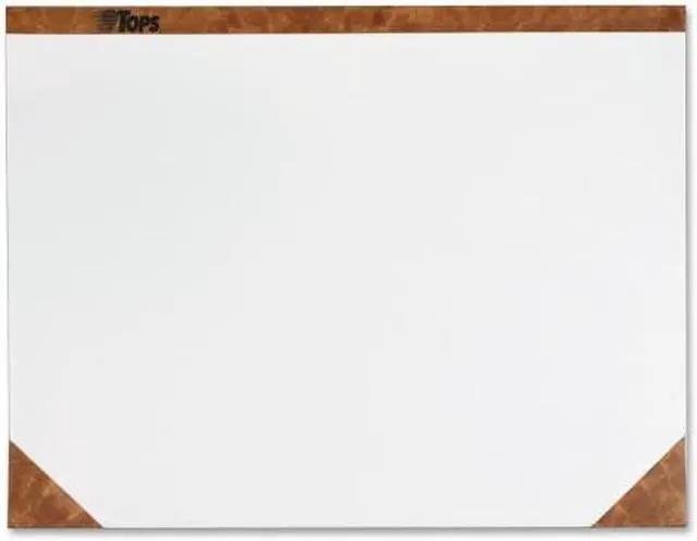 TOPS Plain Paper Desk Pads - Paper - White - Newegg.com