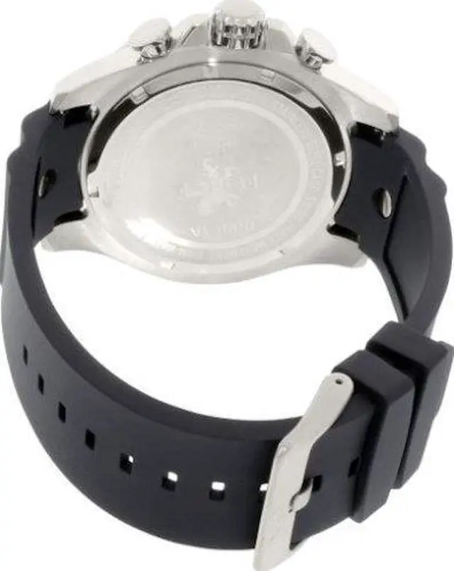 Invicta 19656 Men's I-Force Multi-Function Black Polyurethane Charcoal ...