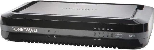SonicWall SOHO 250 Network Security/Firewall Appliance - 5 Port - 10 ...